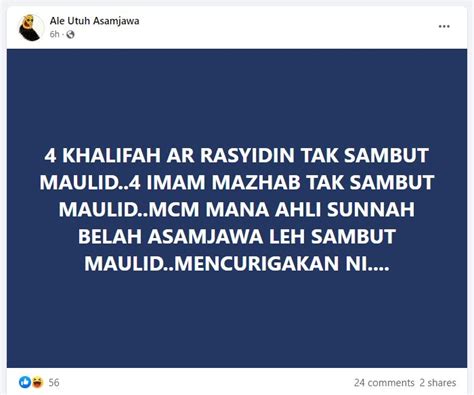 Sambutan Maulidur Rasul Adalah Sesat Merosakkan Islam Zulkifli Muhamed