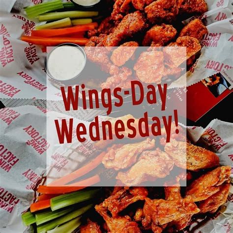 🍗 Happy Wings Day Wednesday 🍗 Wing Factory Chastain