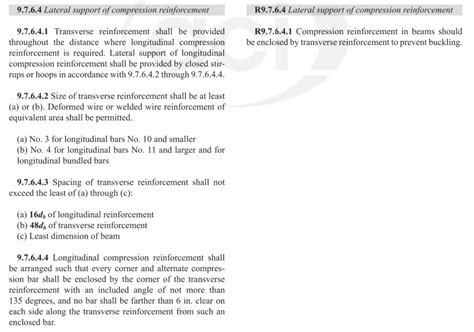 Aci 97641 Compression Bar Confinement Eng Tips