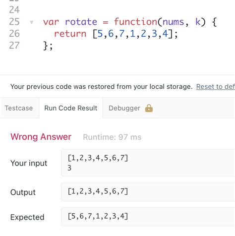 Return Value Doesnt Match What I Return Rleetcode