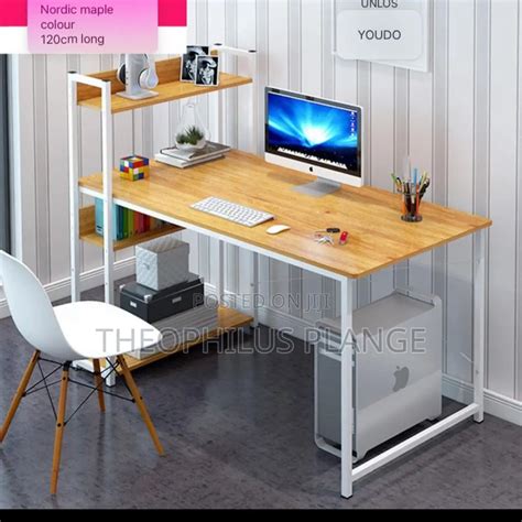 Double Decker Computer Table Study Table With Shelve In Accra