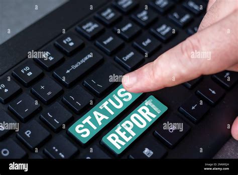 Text Caption Presenting Status Report Conceptual Photo Update Summary