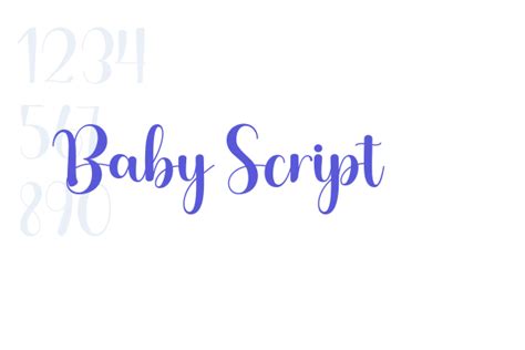 Baby Script Font Free Download Now