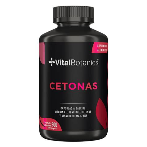 Cetonas Vital Botanics 200 Caps Mejora El Metabolismo Vital Botanics