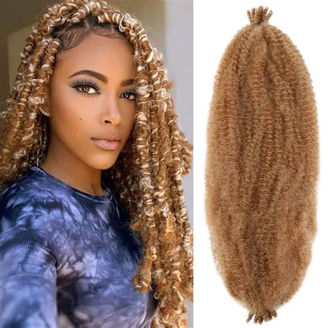 Spring Afro Twist Crochet Hair 8 Strands Kinky Twist Braiding Hair