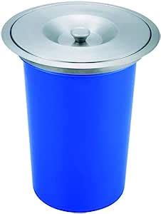 Lixeira Embutir Redonda Aço Inox 5 Litros Guimmis SDM 001 Amazon br