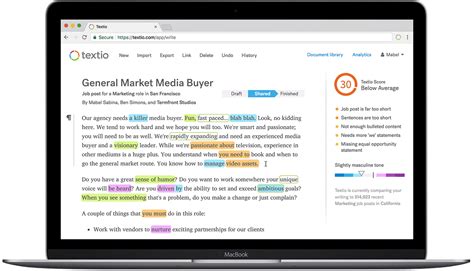 Textio Kim Center For Social Balance