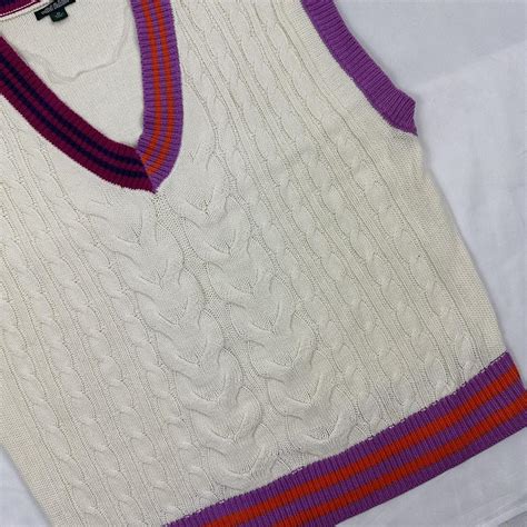 💖oversized Preppy Color Block Sweater Vest💖 🎀 This Depop