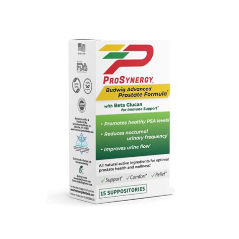 Advanced Prostate Formula Suppositories Prosynergy