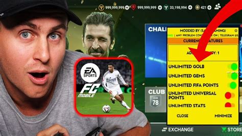 Fc Mobile Mod Apk Unlimited Gold Points Gems For Ios And Android Fc Mobile Mod Youtube