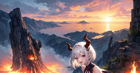 Girl Horns Tgvのイラスト Pixiv