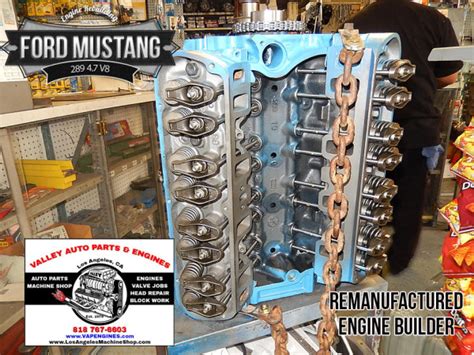 Los Angeles Ford 289 Engine Builder Shop Los Angeles Machine Shop