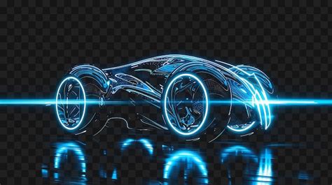 Premium Psd Psd Tron Light Cycle Race Light Neon Frame With Tron