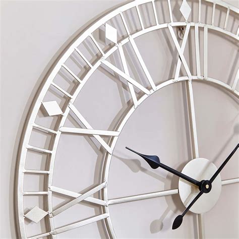 Brass Skeleton 70cm Wall Clock Gold Dunelm