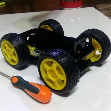 Jual 4wd Cs 03 Robot Chassis Crawler Style Rangka Robot Motor