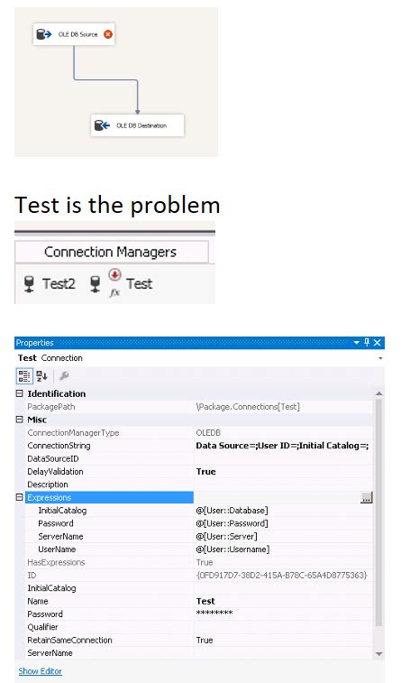Expression Ssis Foreach Loop Container Ole Db Problem With Dynamic