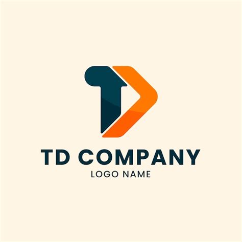 Premium Vector Td Logo Monogram Design
