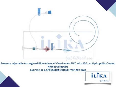 Pressure Injectable Arrowg Ard Blue Advance One Lumen Picc With 130 Cm Hydrophilic At ₹ 1599