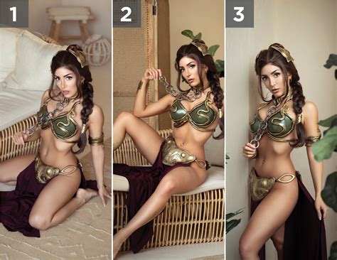 Prinsesse Leia Slave Tegneserie Princess Leia Costume Slave Etsy De