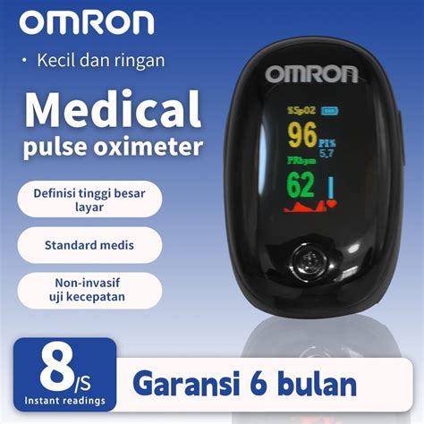 Jual Omron Oximeter Omron Finger Pulse Oxymeter Alat Ukur Cek Tes Saturasi Oksigen Shopee