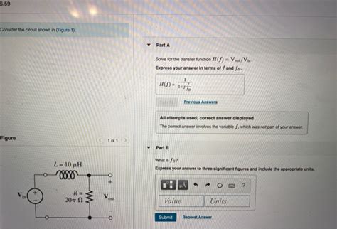 Solved For The Circuit Shown In The Figure Identify T Vrogue Co