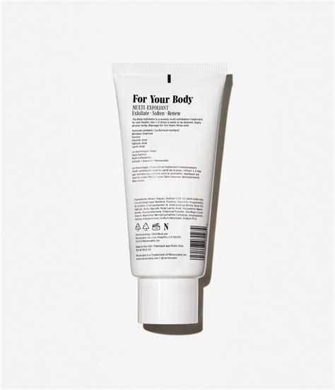 The Body Exfoliator Physical Chemical Nécessaire A Personal Care