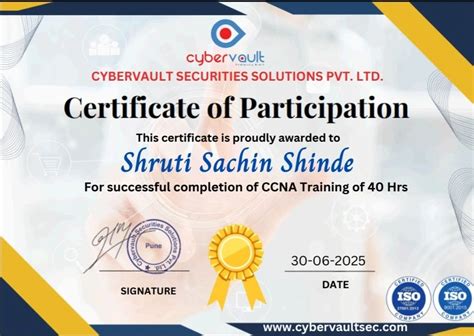 Ccna Networking Cybersecurity Itcertification Careergrowth Cisco Shruti Shinde