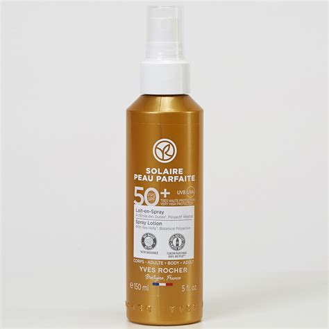 Test Yves Rocher Solaire peau parfaite lait-en-spray 50+ - Crème ...