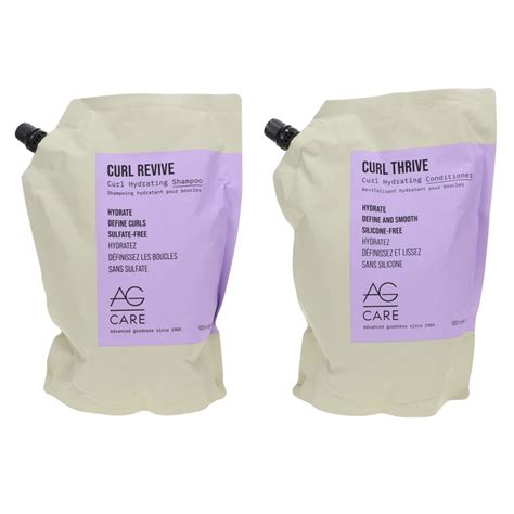 Ag Care Curl Revive Curl Hydrating Shampoo 338 Oz And Curl Thrive Curl