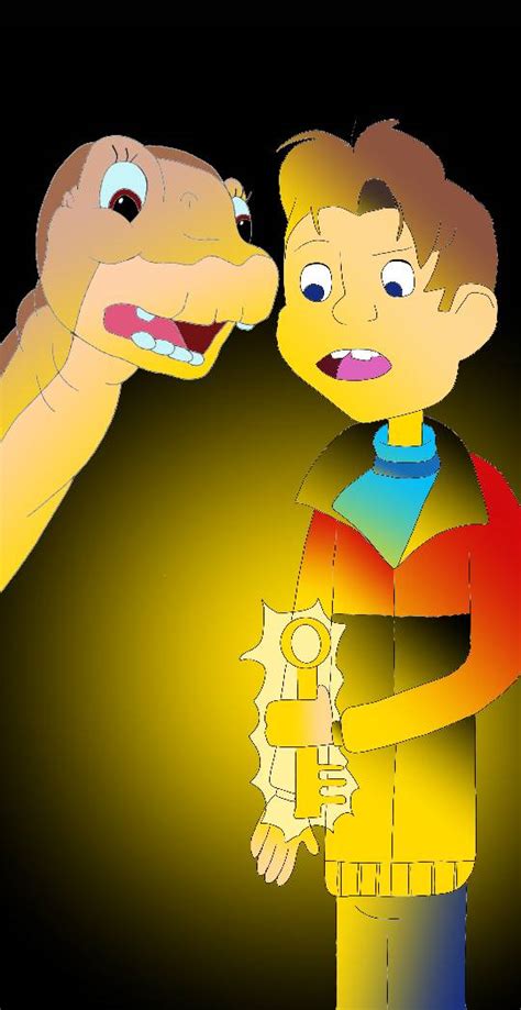 Hogarth Hughes And Littlefoot Sees The Magic Key By Owenstevendallimore