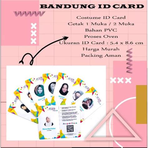 Jual Cetak Kartu Id Card Custom Pvc Ketebalan 0 9 Mm Input Data Barcode Barcode Kab Bandung
