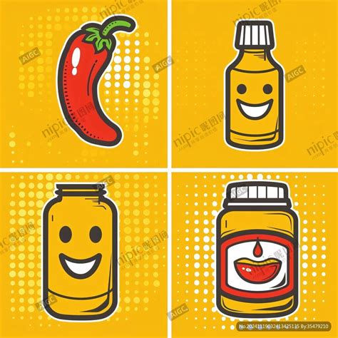 Ai创作图番茄酱插画 辣椒酱手绘人物 辣椒酱插画 辣酱卡通logo 香辣酱插画 辣椒酱设计 辛辣插图 辣椒粉包装插画 番茄酱元素 辣酱包装 卡通辣椒形象 酱料瓶贴 手绘儿童调味品 辣椒动漫人物