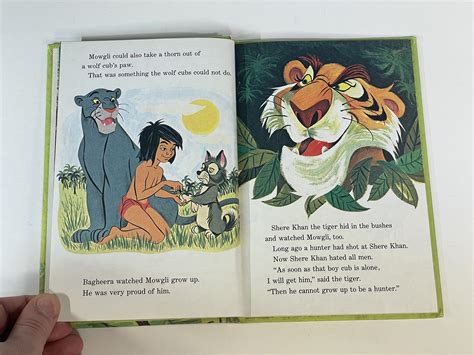 1974 The Jungle Book Hardcover Book Walt Etsy