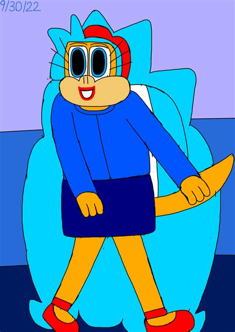 Karens Blue Autumn Sweater Naimahtaylor Illustrations Art Street