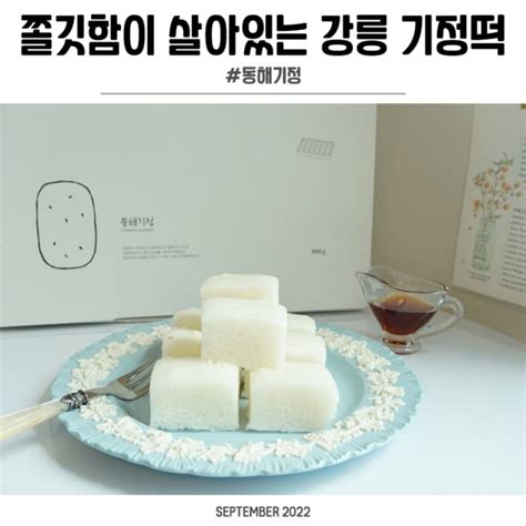 강릉 동해기정 기정떡 포실포실 식사대용으로 든든해요 네이버 블로그