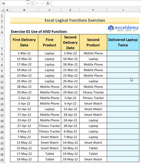 Excel Exercises With 9 Logical Functions Exceldemy