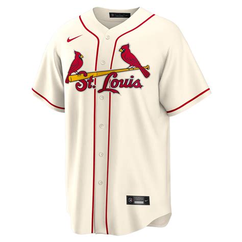 St Louis Cardinals Personalized Alternate Cream Jersey By Nike®