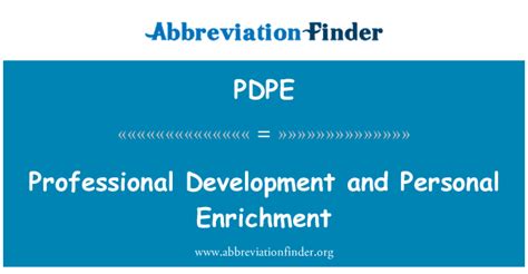 Pdpe Significa Desenvolvimento Profissional E Enriquecimento Pessoal