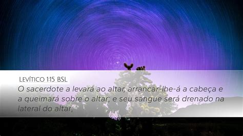 Levítico 1 15 BSL Desktop Wallpaper O sacerdote a levará ao altar