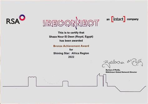 Shaza Nour El Deen Global Programs Manager Cert Cii You Overcome So
