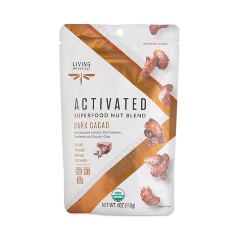 Dark Cacao Activated Superfood Nut Blend Thrive Market