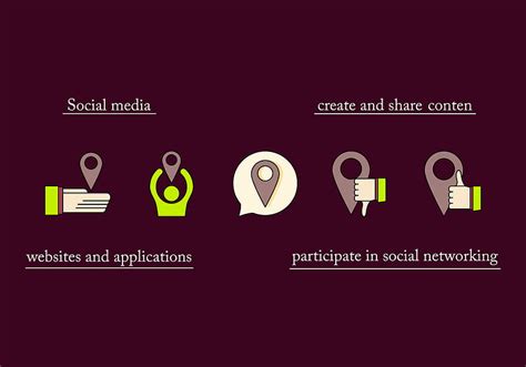 그룹 벡터와 연설 거품에 소셜 미디어 아이콘 Eps Ai Uidownload