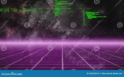 Animation Of Digital Screen With Diverse Data And Dna Stock Footage