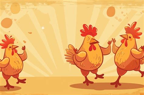 Chicken Dance For Oktoberfest Premium Ai Generated Image