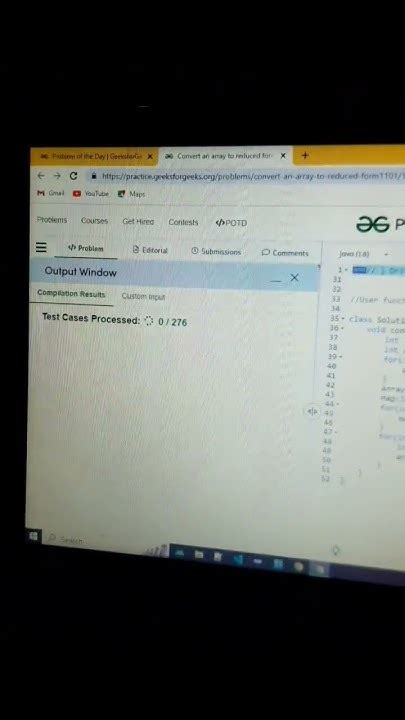 Convert An Array To Reduced Form Gfg ️‍🔥😈 Youtube