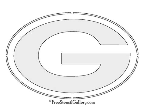 Green Bay Packers Logo Stencil