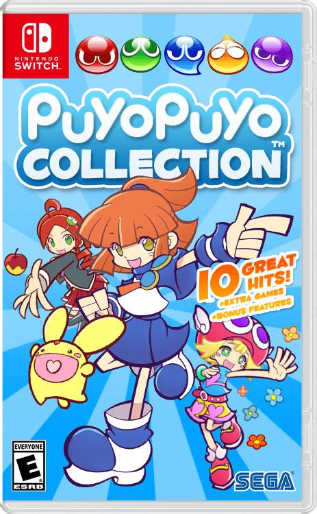 Puyo Puyo Collection Box Cover Art Switch Ver By Mamonstar761 On