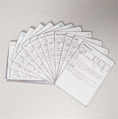 Druid Wild Shape Cards For Dandd 5e Album On Imgur