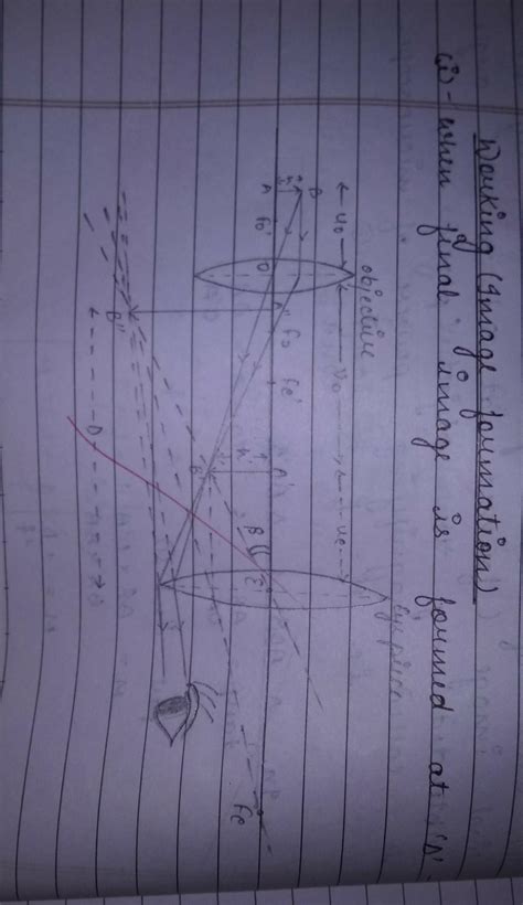 Draw A Labelled Ray Diagram Of A Compound Microscope And Explain It S