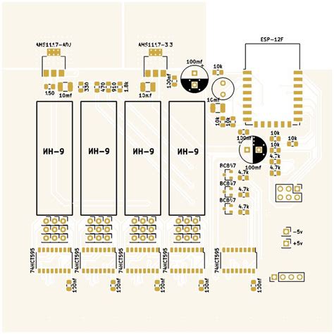 Clock On Esp12esp8266 And Numitrons Iv 9 Or Iv 16 With Wifi Share